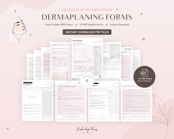 Dermaplaning Consent Form | Consultation PDF Bundle